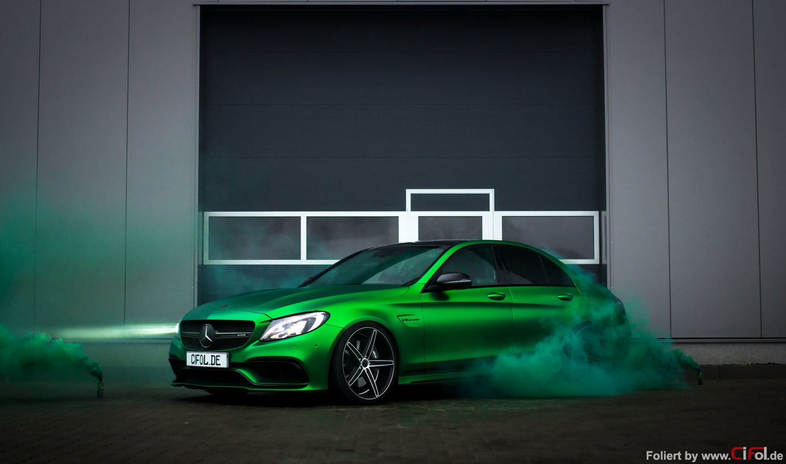 Premiumfolierung Mercedes C63 AMG | CiFol Werbetechnik