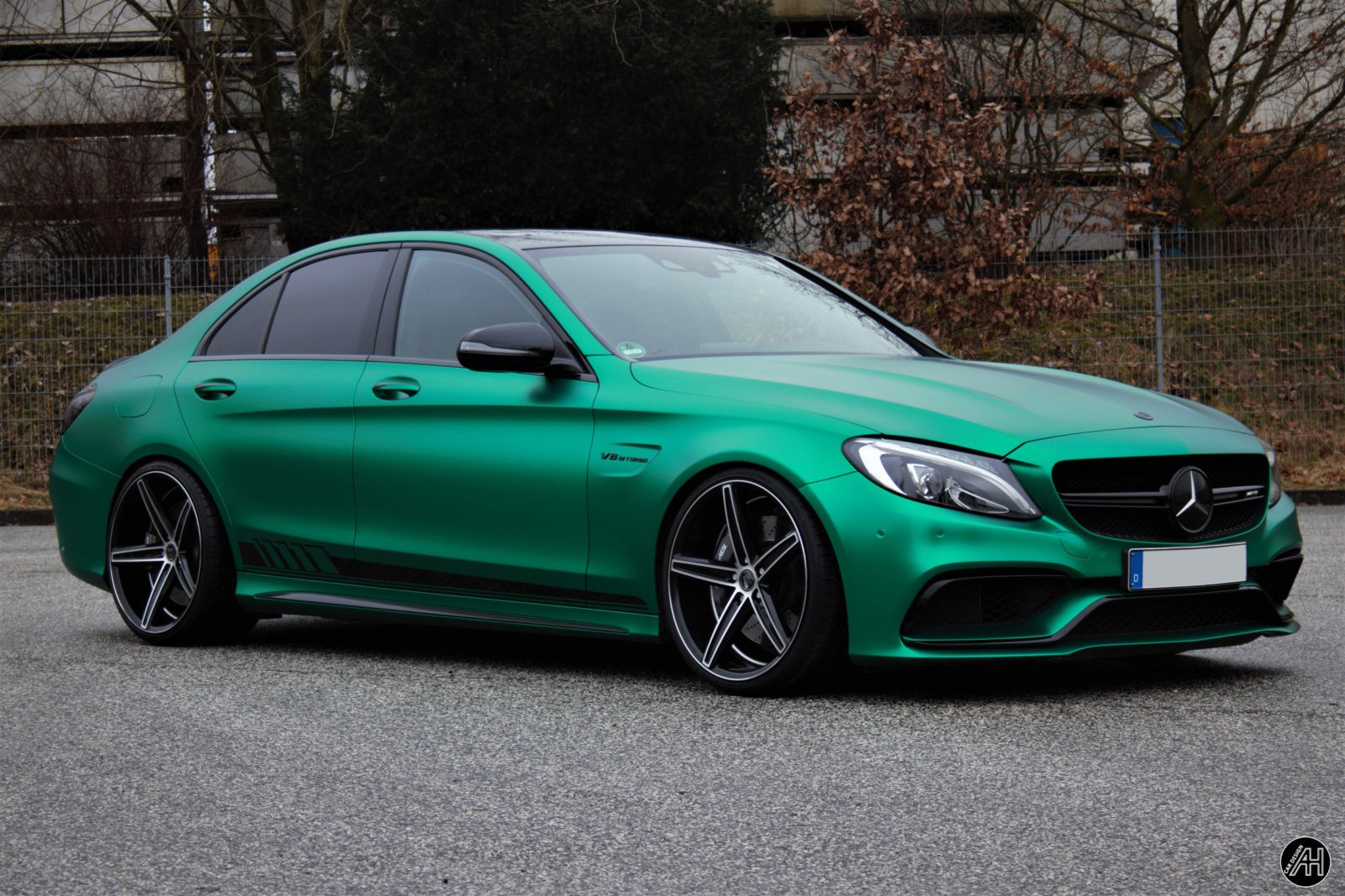 Premiumfolierung Mercedes C63 AMG | CiFol Werbetechnik